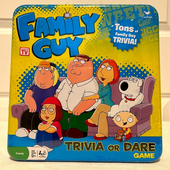 Toys | Family Guy Trivia Or Dare Game Board Game | Poshmark